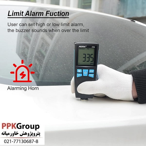 ضخامت سنج رنگ دیجیتال مستک مدل CT02 - شرکت فنی مهندسی پترو پژوهش خاور ...